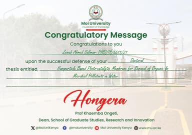 Welcome | Moi University